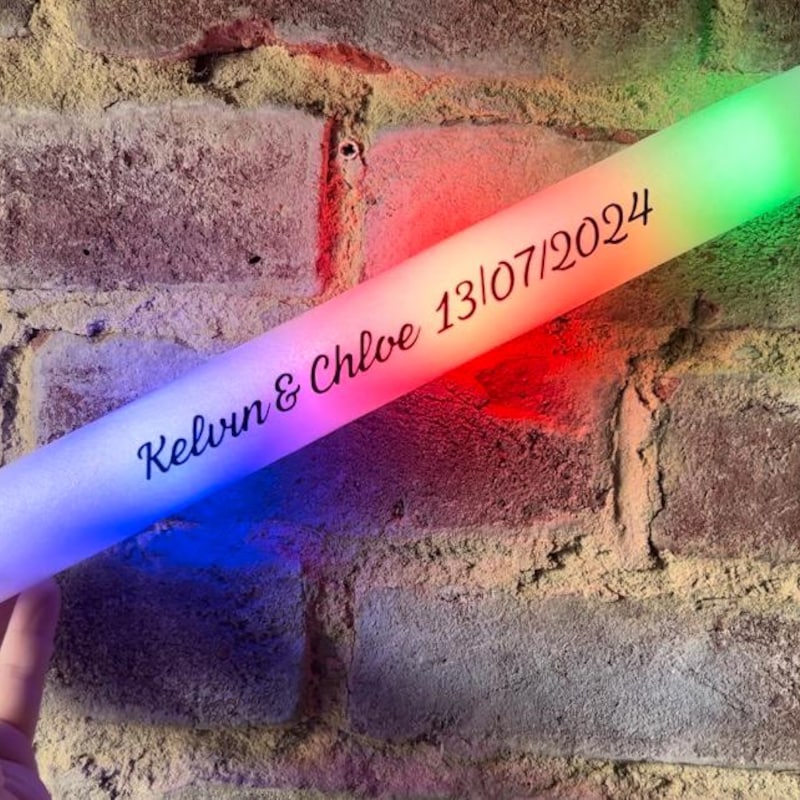 Personalized Light up Glow Sticks - Etsy