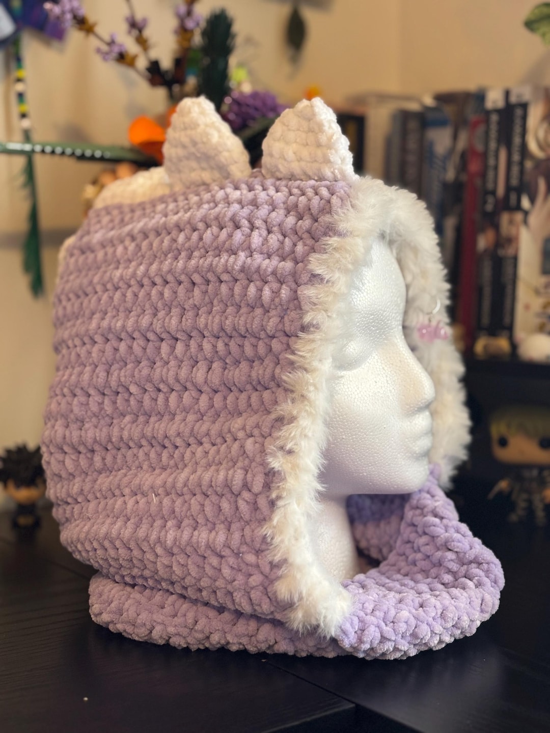 Crochet Dino Hood - Etsy