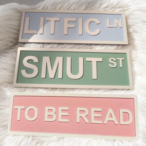 Library Sign | Street Sign | Book Sign | Bookish Decor | Book Shelf ...