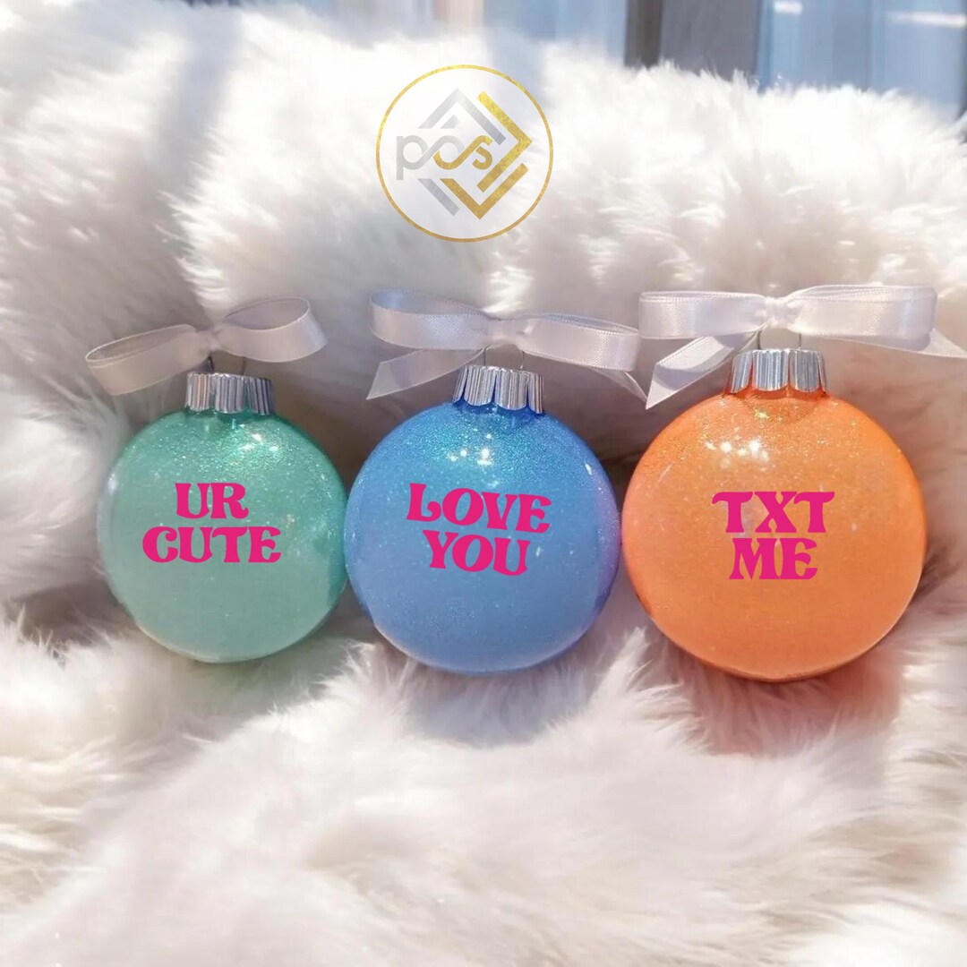 Sweethearts Candy Valentines Tree Ornaments / Valentines Ornaments ...