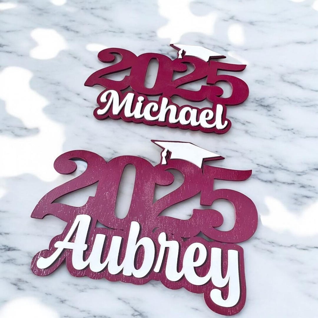 Personalized Class of 2025 Graduation Sign: Acrylic Party Decor - Etsy