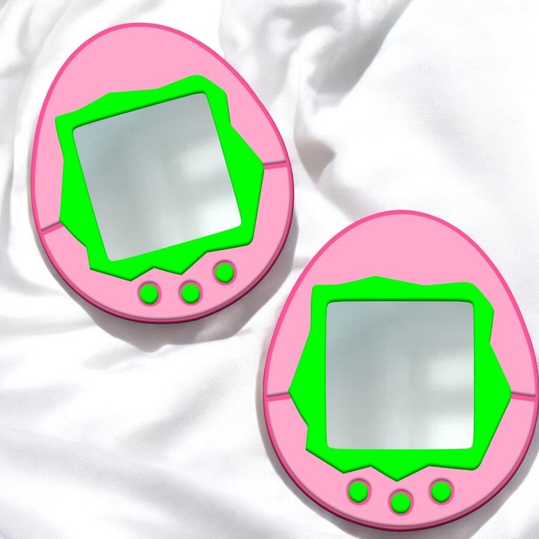 Tamagotchi Wall Mirror | Hanging Home Decor | 90s Nostalgia Mirror ...
