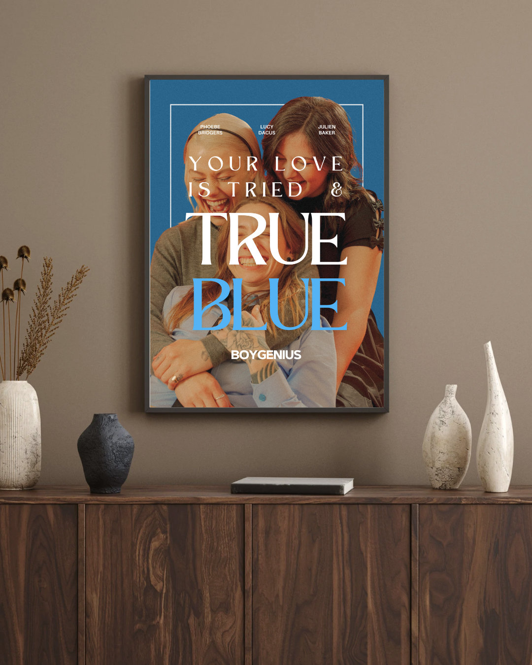 True Blue | Boygenius Poster/digital Print | Wall Art & Decor | Phoebe ...