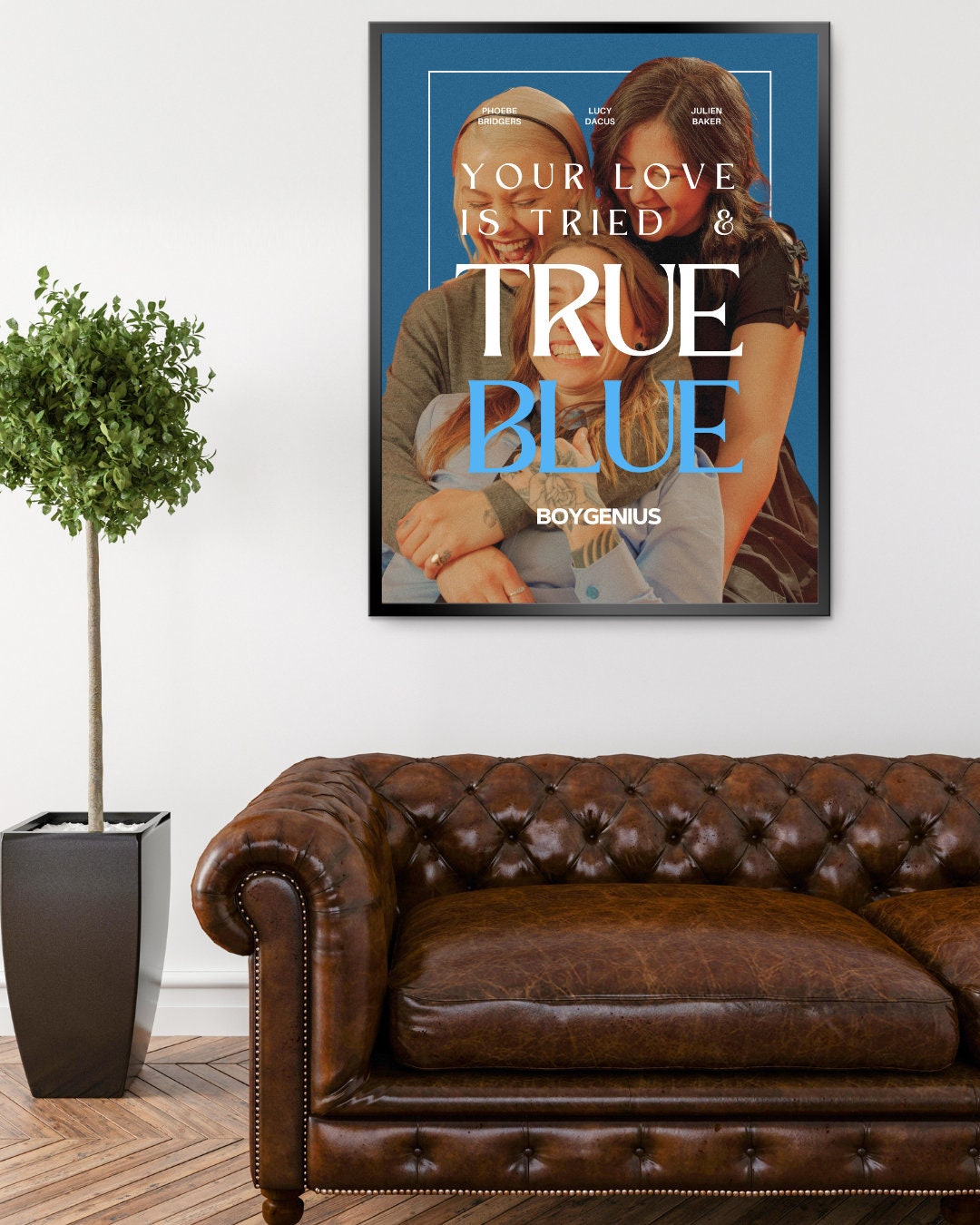 True Blue | Boygenius Poster/digital Print | Wall Art & Decor | Phoebe ...