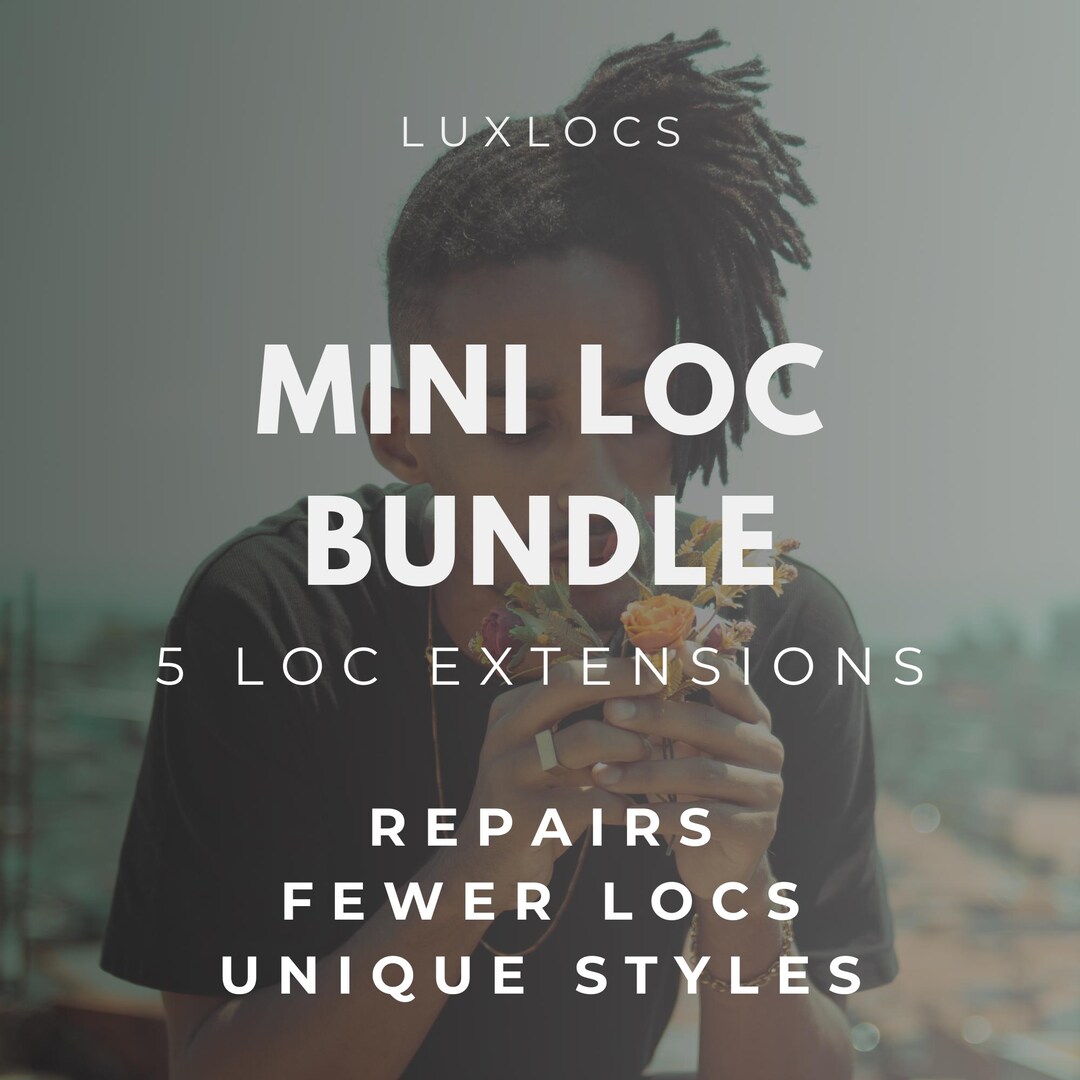 Mini Locs Bundle Loc Extensions - Etsy