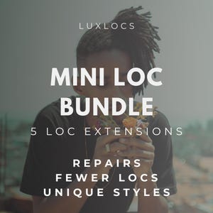 Mini Locs Bundle Loc Extensions - Etsy