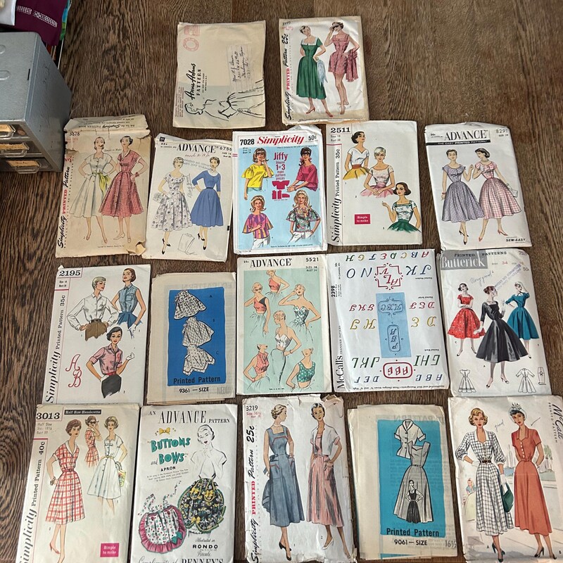Vintage Sewing Patterns - Etsy