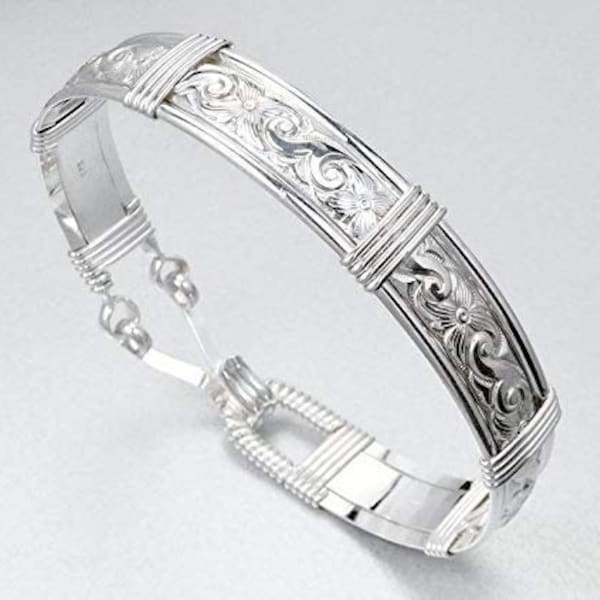 Silver Wrap Bracelet - Etsy