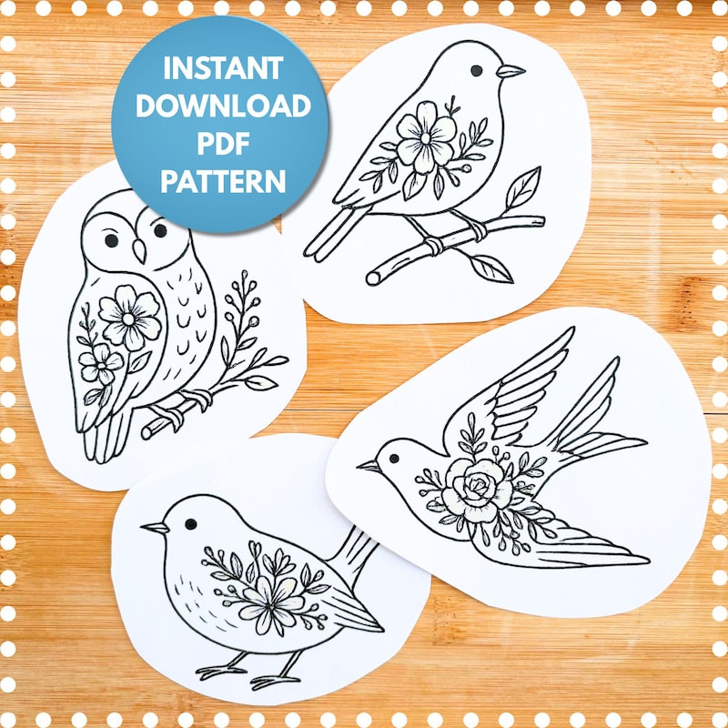 Large Bird Transfer - Etsy