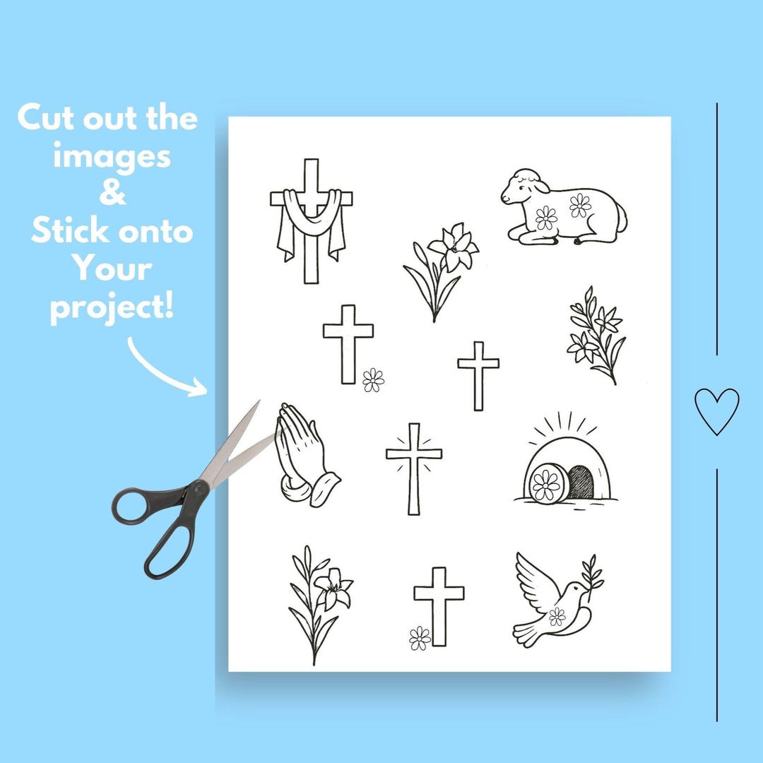 Stick and Stitch Embroidery Pattern: Easter Cross Designs Pre-printed ...