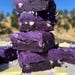Ube Fudge Blondie Bars With White Chocolate, Homemade Filipino/asian ...