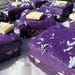 Ube Fudge Blondie Bars With White Chocolate, Homemade Filipino/asian ...