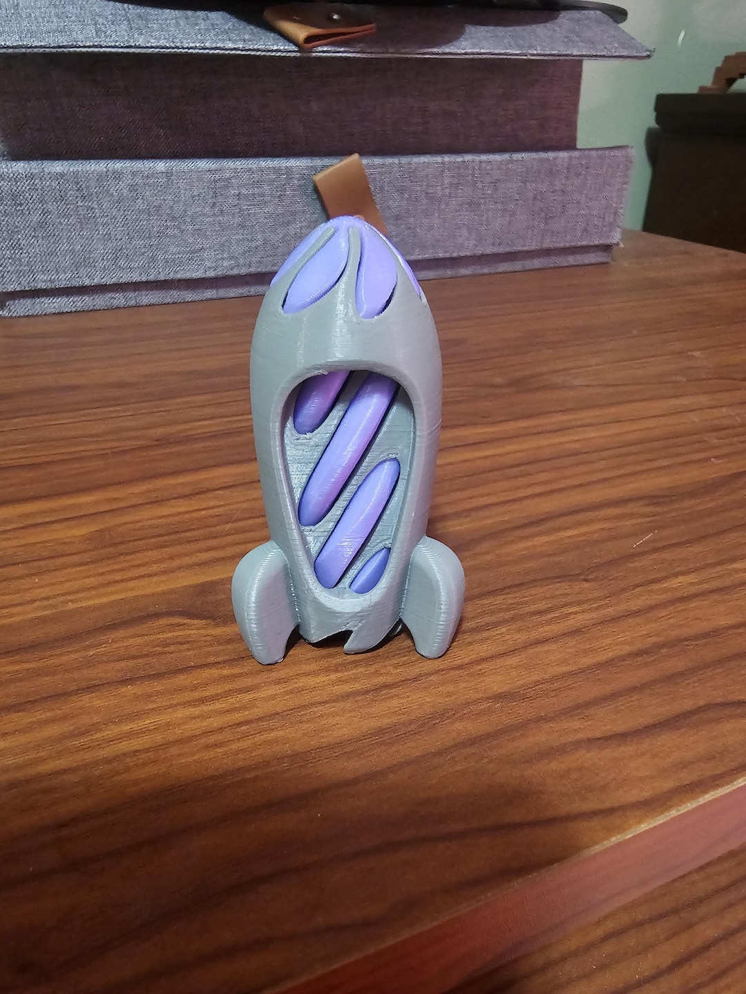 3d Printed Rocket Ship Helix Spiral Passthrough Toy - Etsy