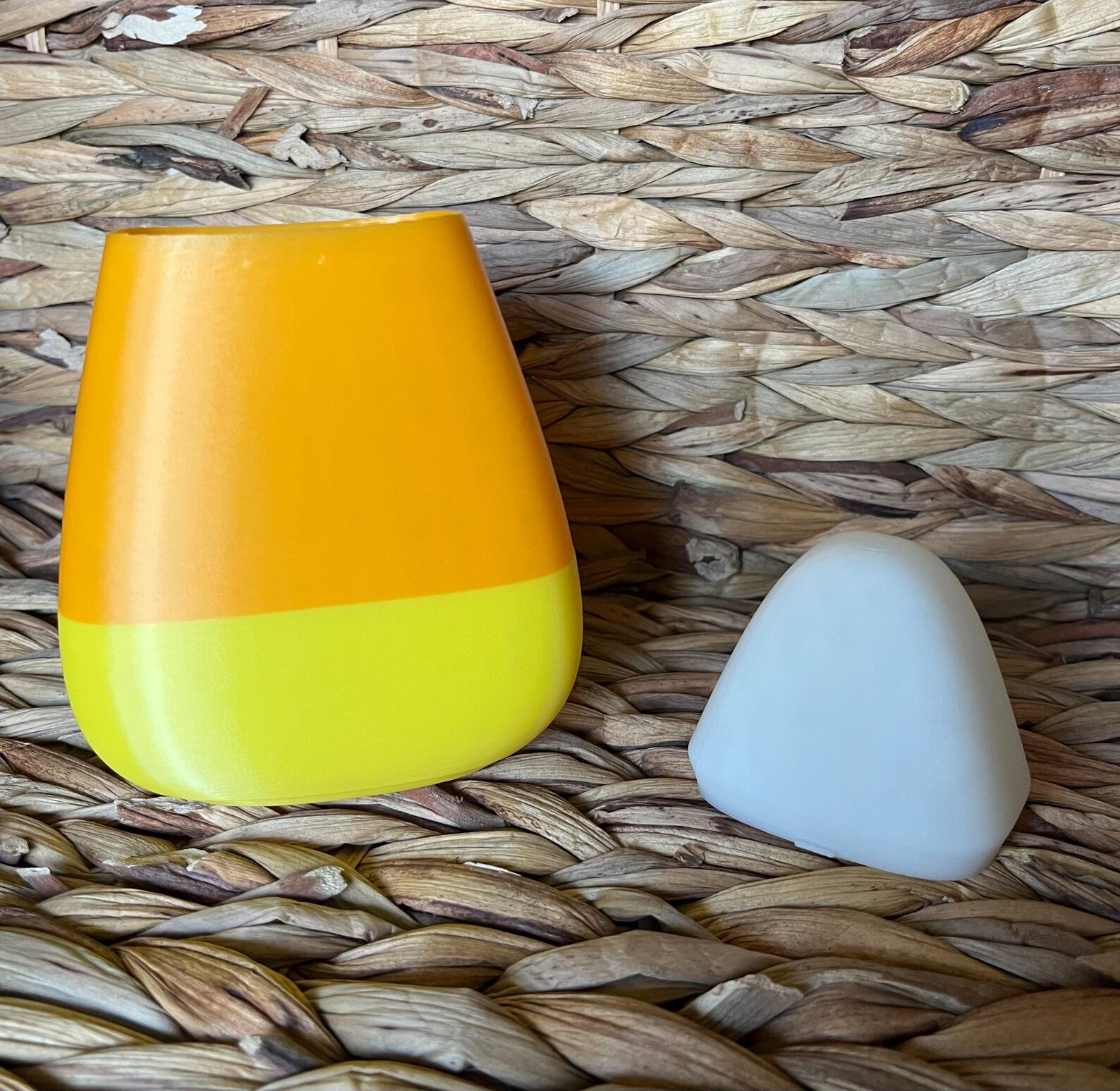 3D Printed Candy Corn Container With Your Choice of Two Articulated ...