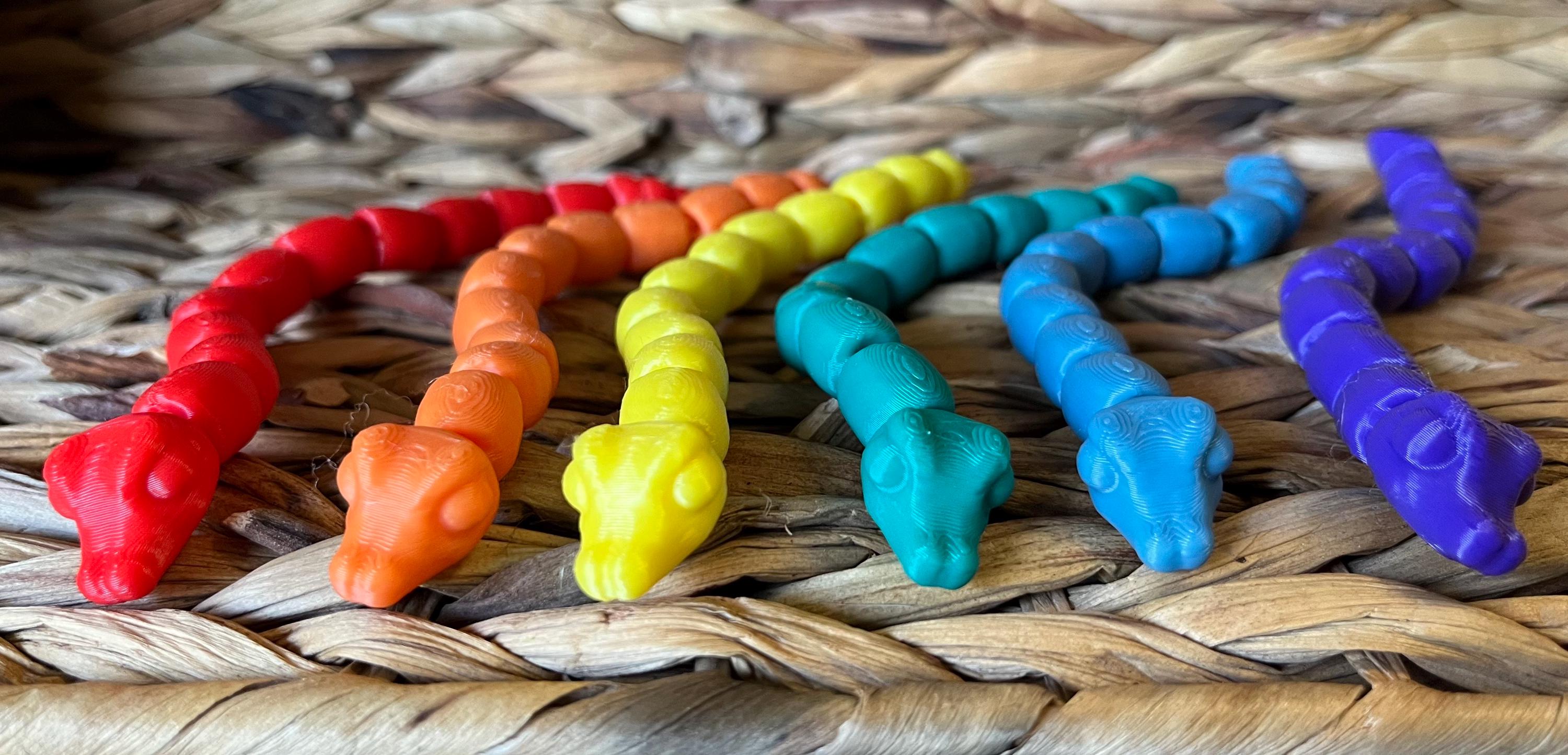 3D Printed Candy Corn Container With Your Choice of Two Articulated ...