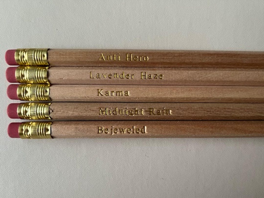 Taylor Swift Midnights Premium Pencils - Etsy