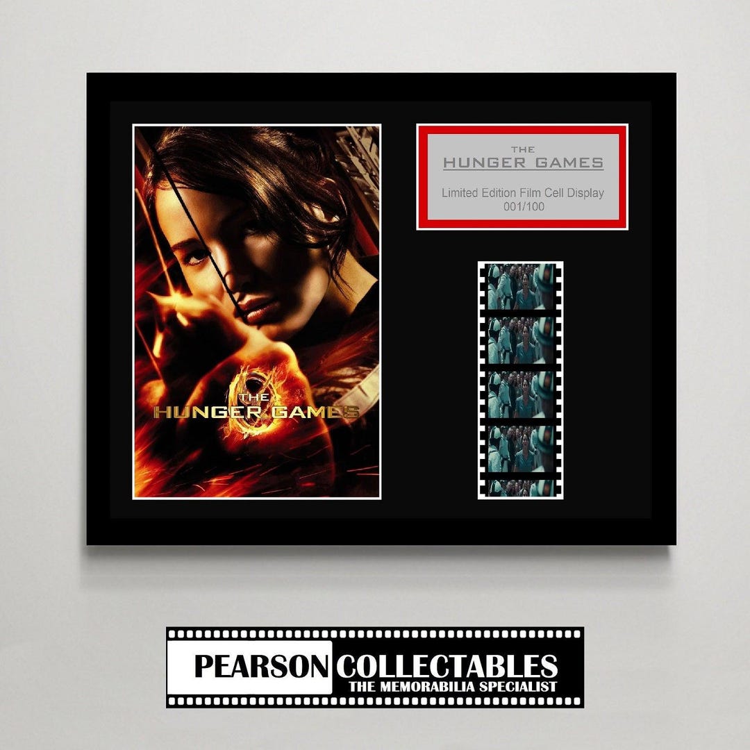 The Hunger Games Small Film Cell Display | Limited Edition | Authentic ...