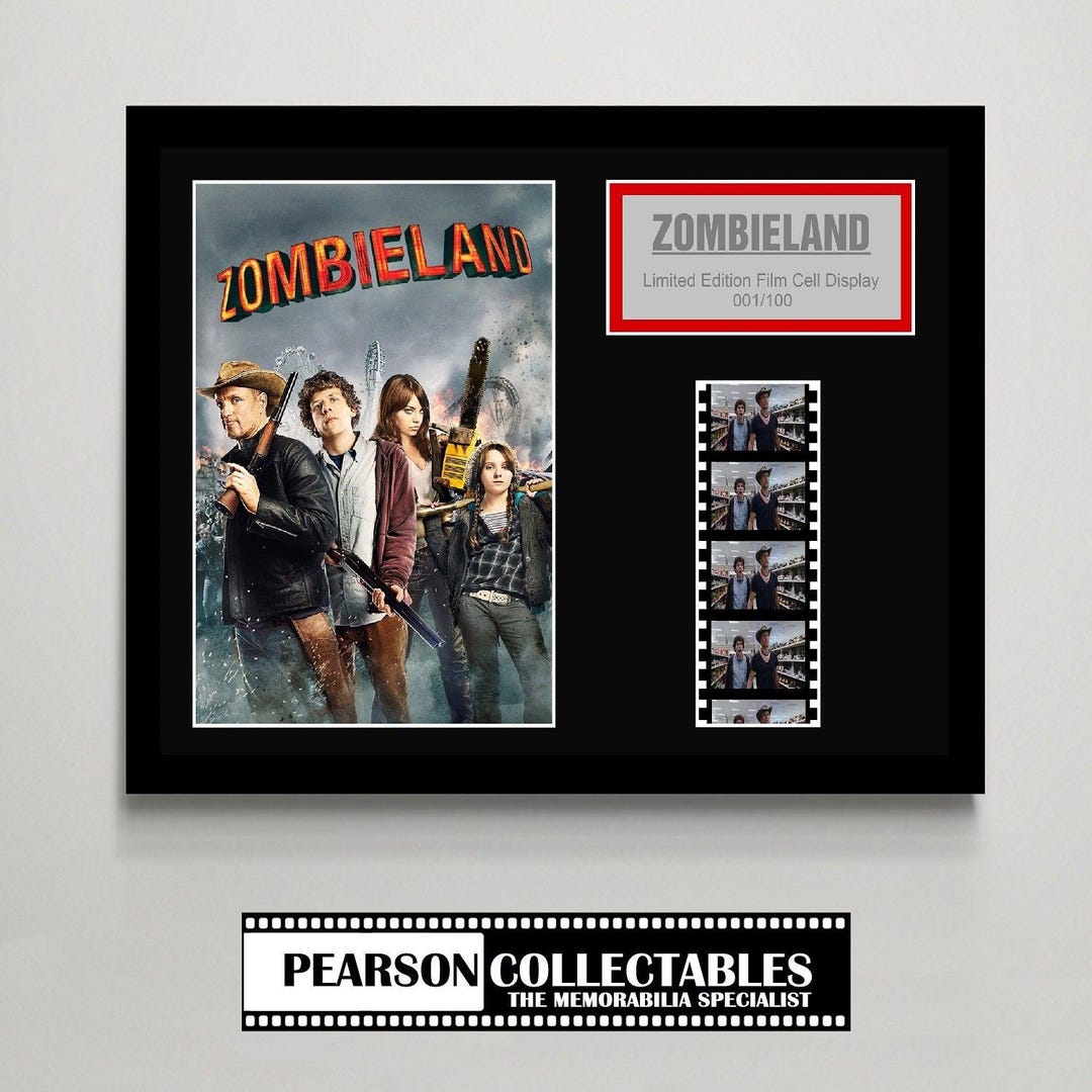 Exhibidor de celdas de película Zombieland / Edición limitada / Marcos ...