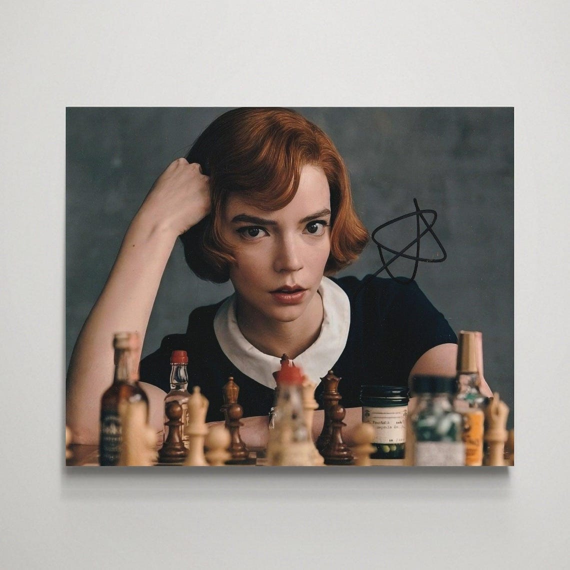 Anya Taylor-joy 'the Queen's Gambit' Autograph Photo | Authentic ...