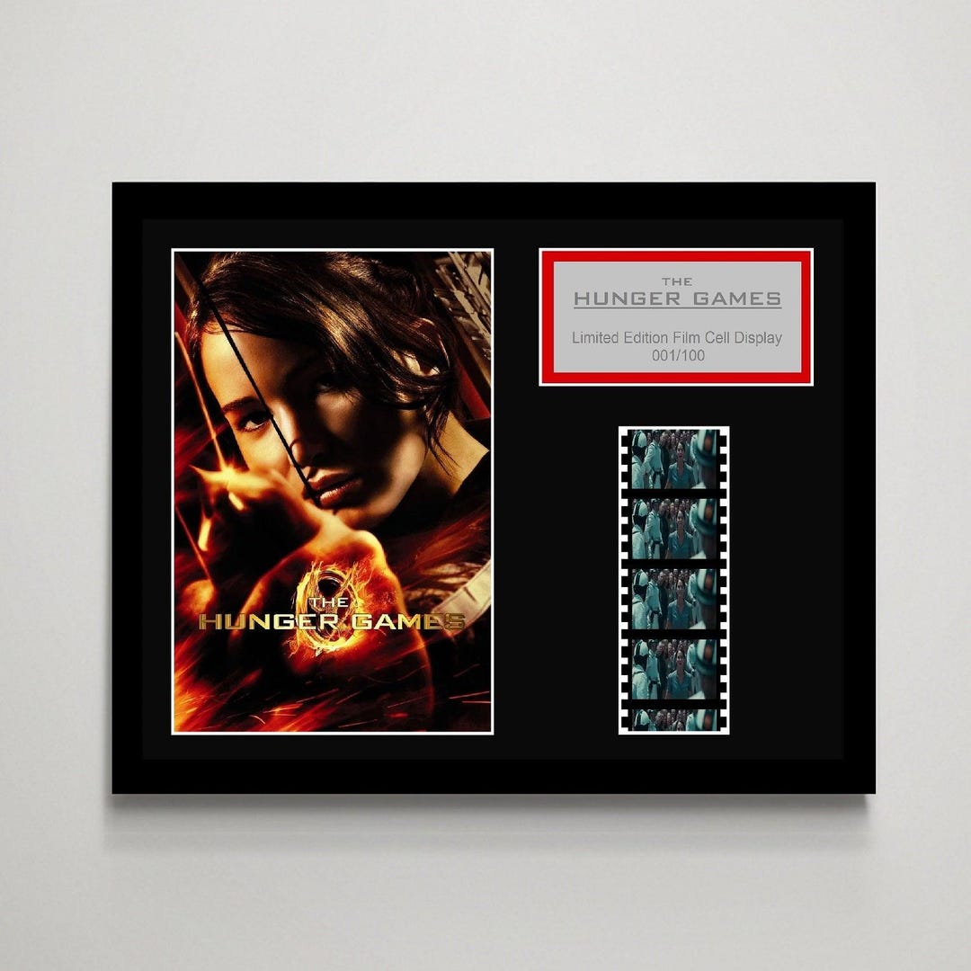 The Hunger Games Small Film Cell Display Limited Edition Authentic ...