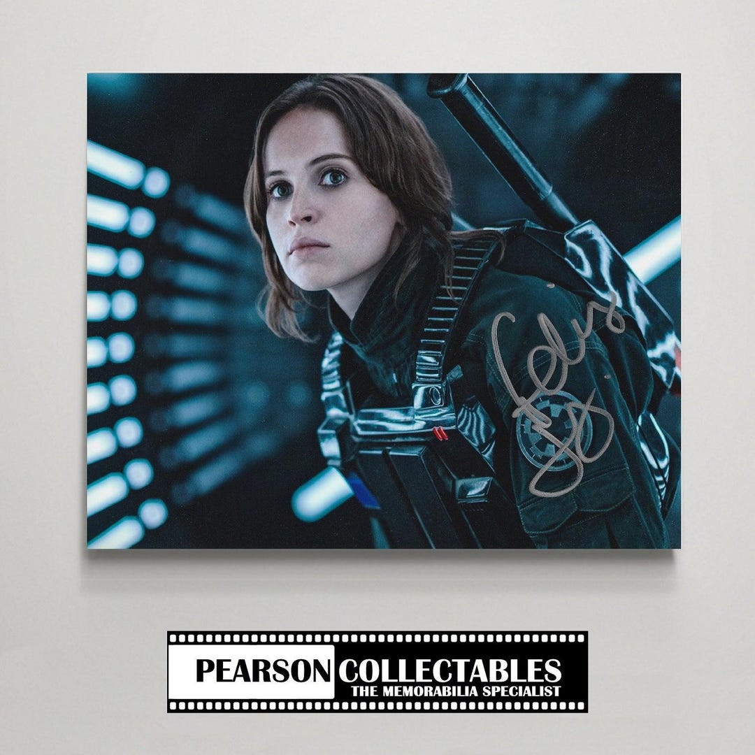 Felicity Jones 'rogue One' Autograph Photo | Authentic Signature | Coa ...