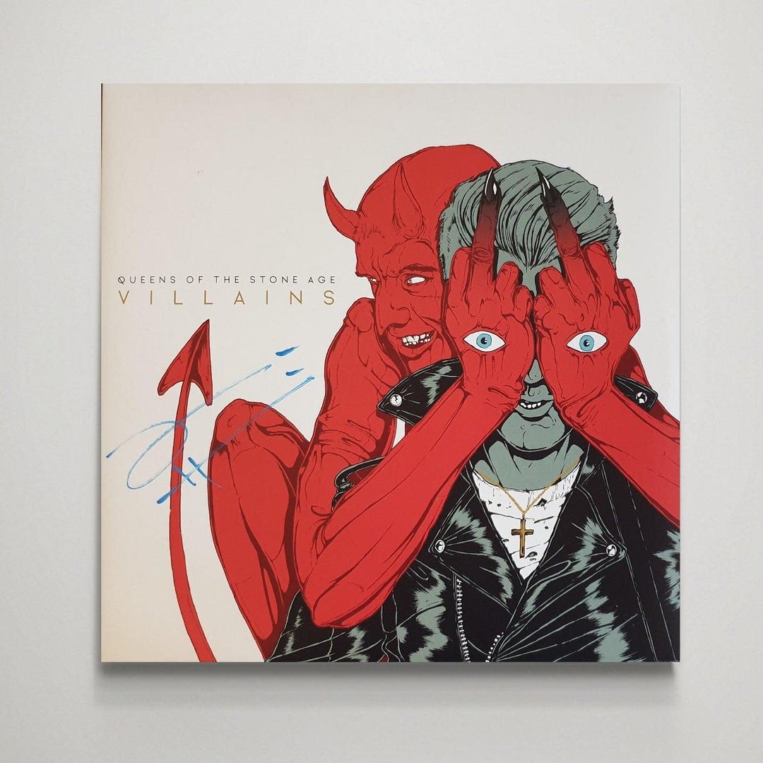 Josh Homme Signed 'villains - Special Edition' LP | Authentic Signature ...