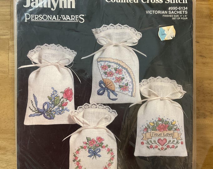 Victorian Sachets Counted Cross Stitch Kit - Etsy