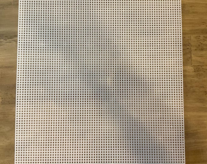 7 Clear Mesh Plastic Canvas Sheets - Etsy