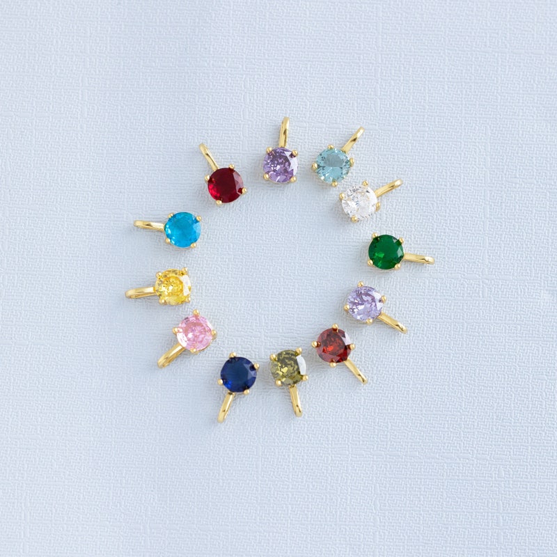 Round Birthstones - Etsy