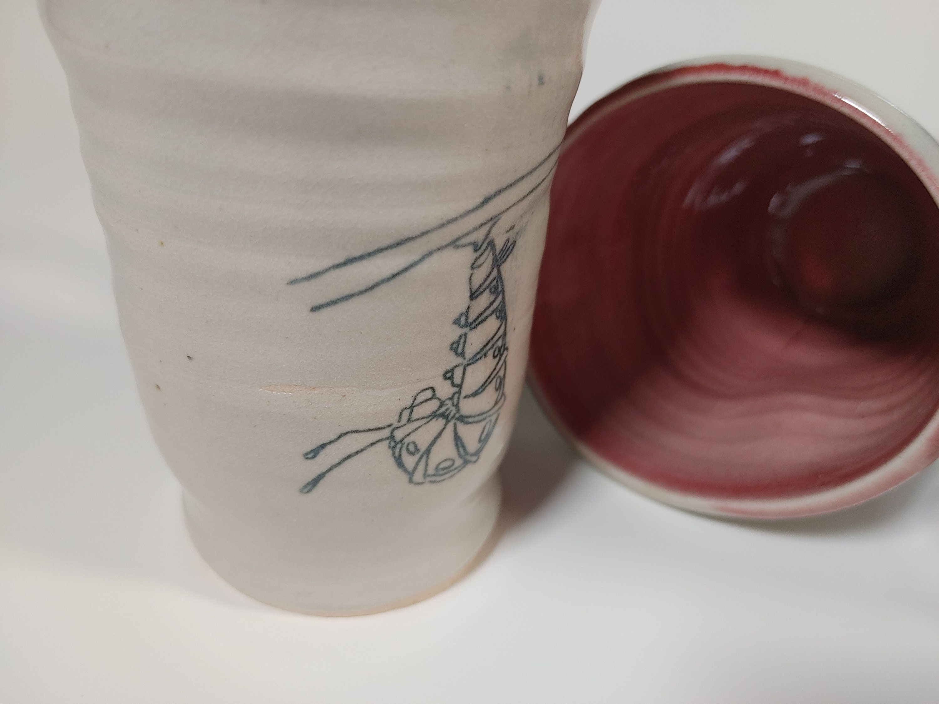 Butterfly Full Metamorphosis 8 Mug Set Wheel Thrown Pottery - Etsy