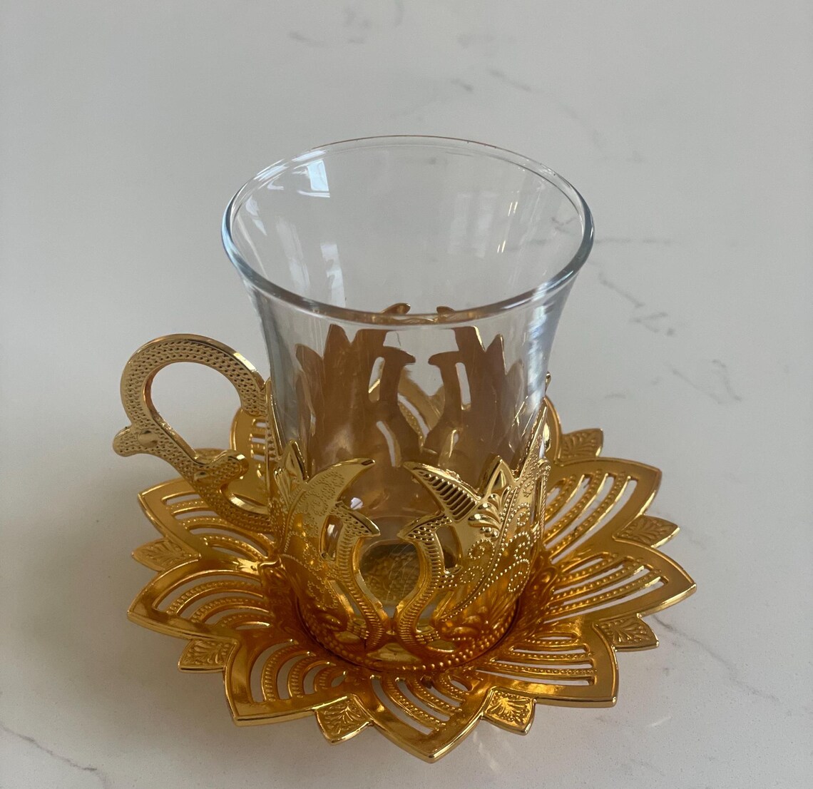 Turkish Tea Glasses Set, Turkish Tea Set, Tea Cups, Tea Glasses, Home ...