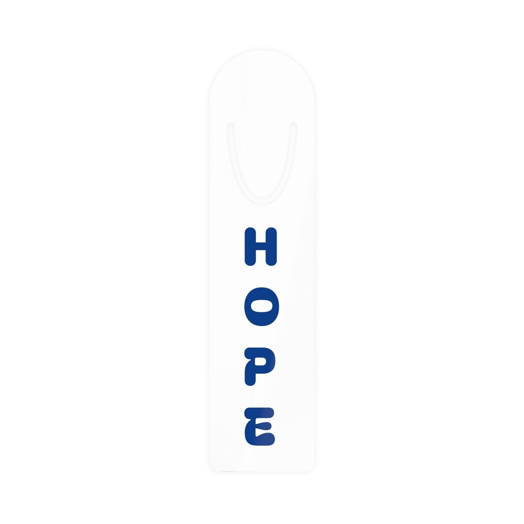 Hope Bookmark Dark Blue - Etsy