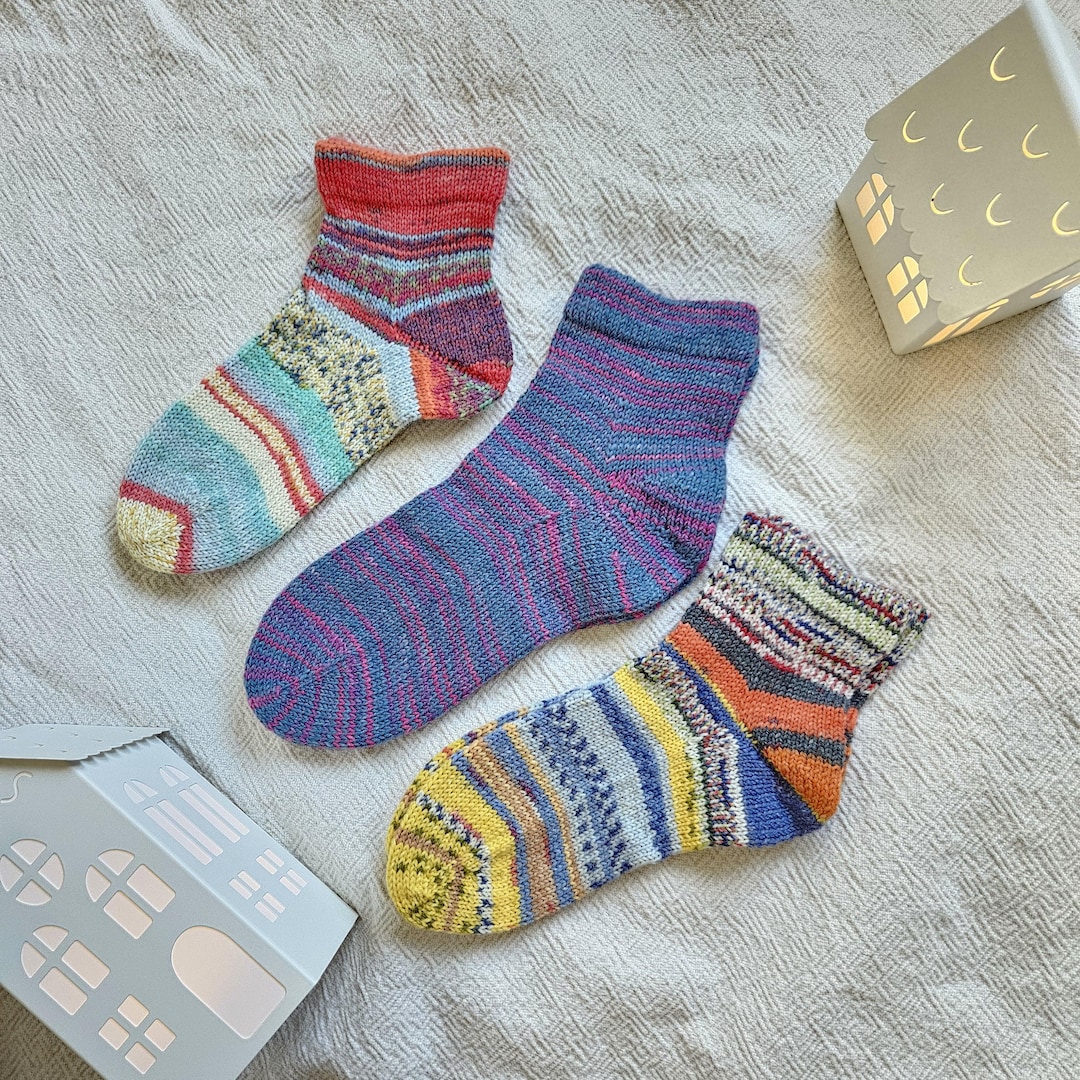 Handknit Wool Socks | Warm and Cozy | Thoughtful Gift for Friend | Opal ...