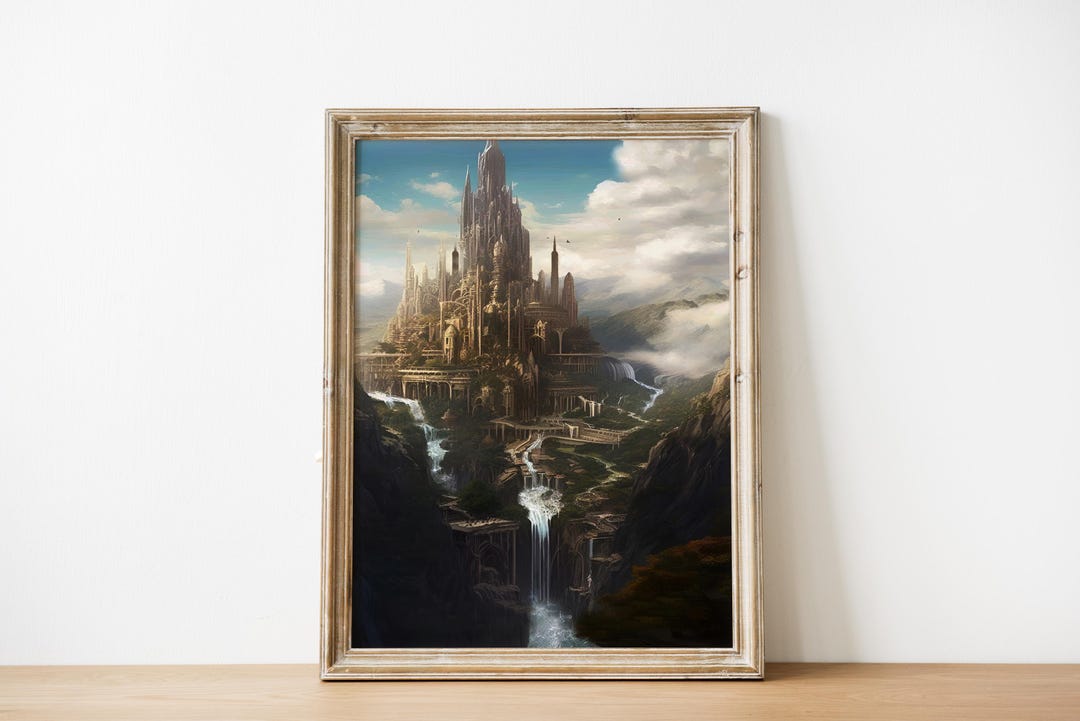 The Lord of the Rings Printable LOTR Wall Art Digital Download Fantasy ...