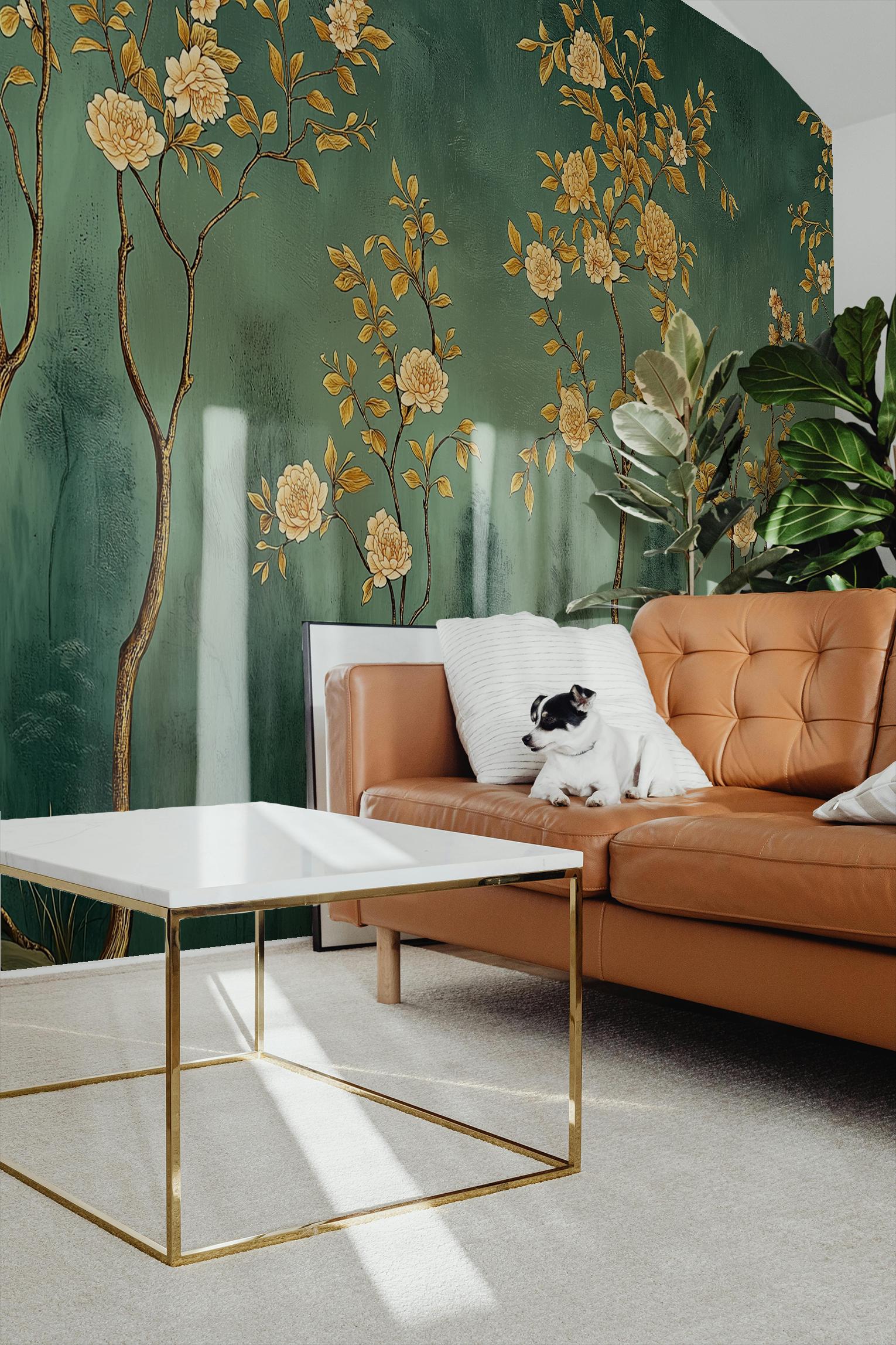 Asian Style Wallpaper | Chinoiserie Wall Mural | Elegant Wallpaper ...