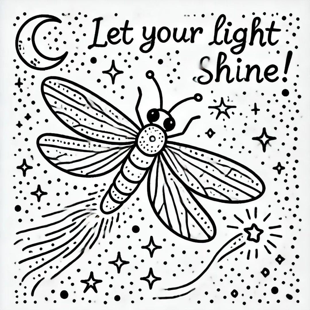 Coloring Book Pages of Motivational Animals for Children Digital Files ...