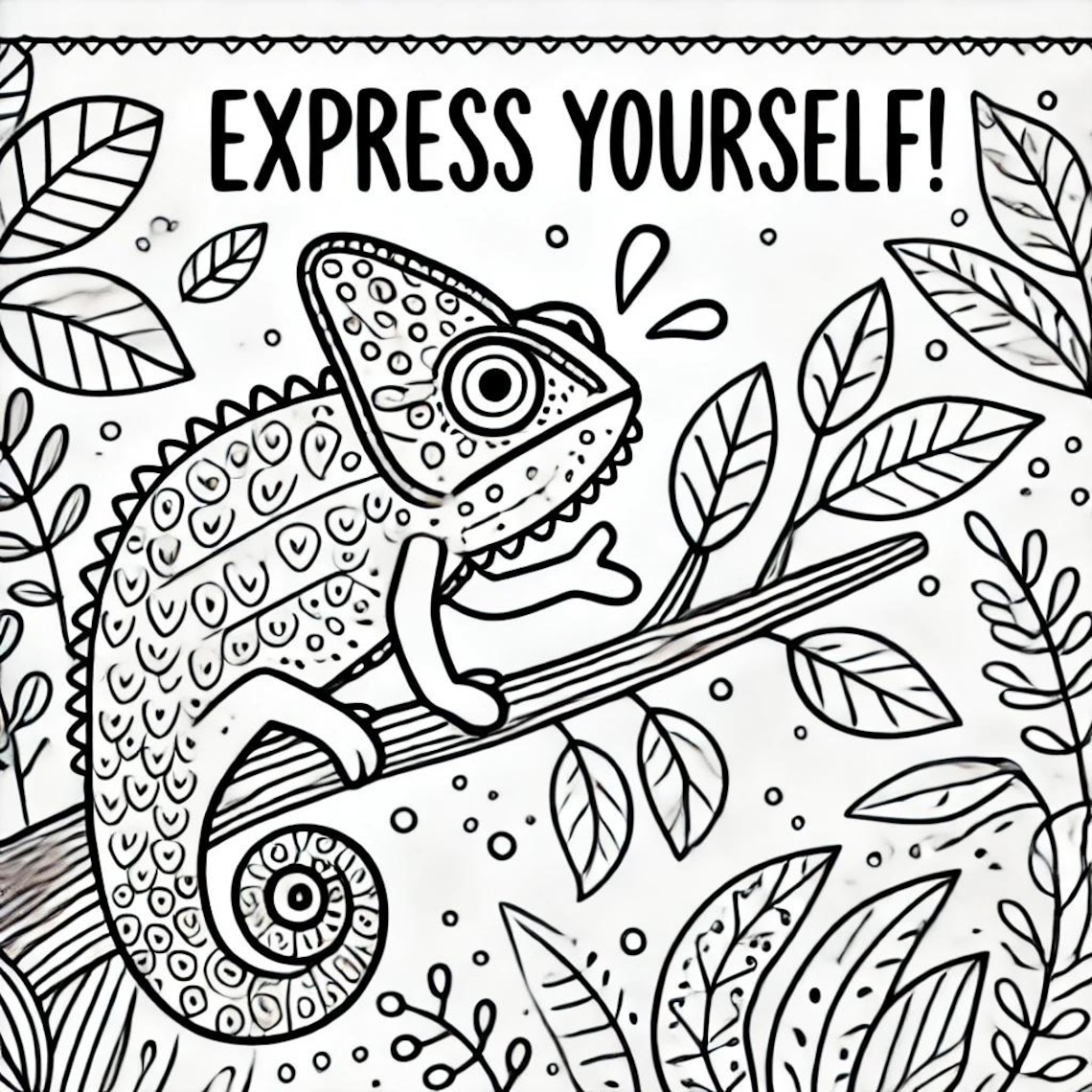 Coloring Book Pages of Motivational Quotes for Children Digital Files 5 ...