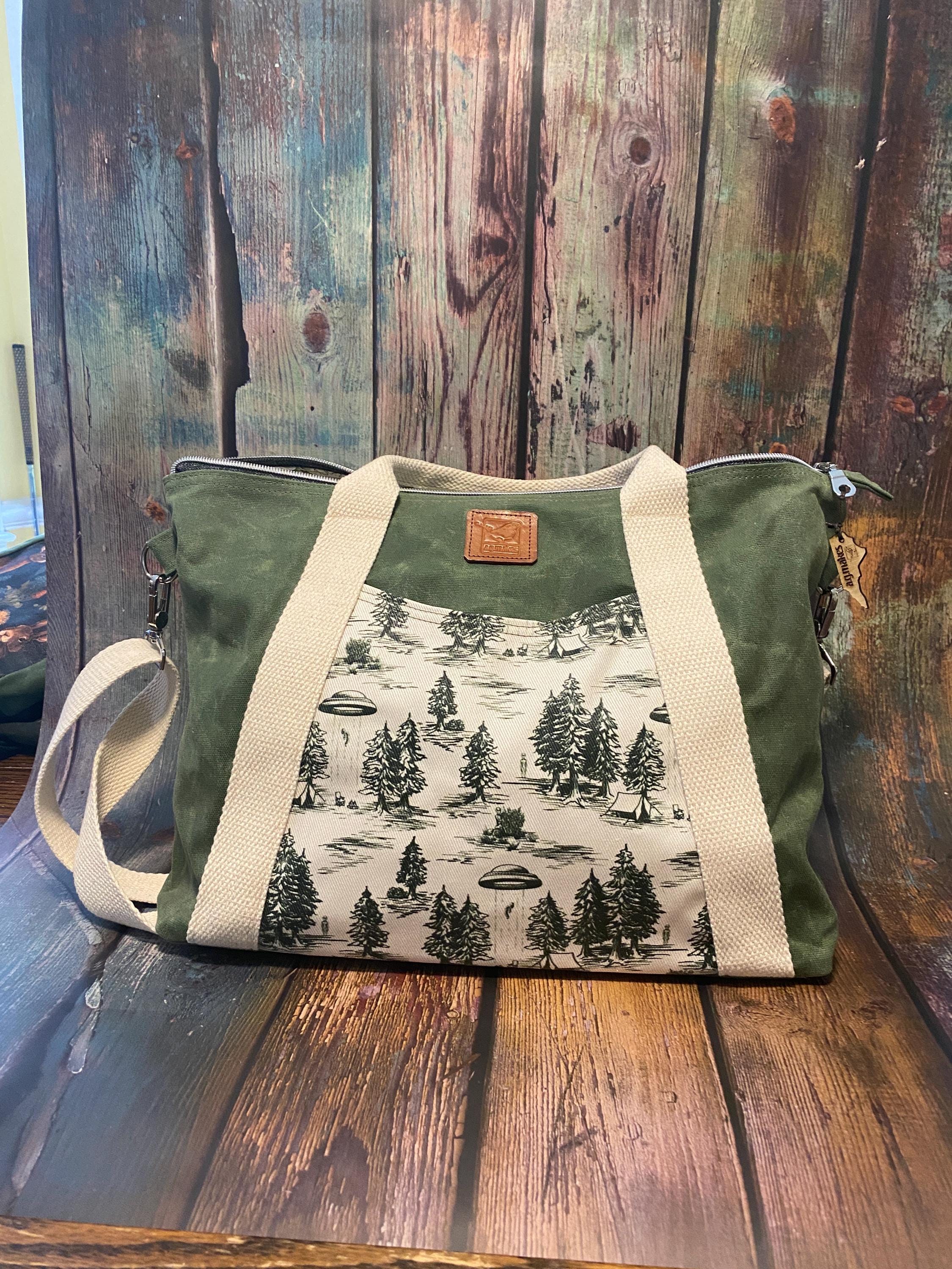 Oxbow Tote - Waxed Canvas - Etsy