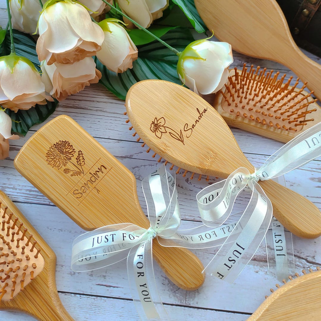 Customized Carved Airbag Comb,gift for Her, Wedding-holiday Party Gift ...