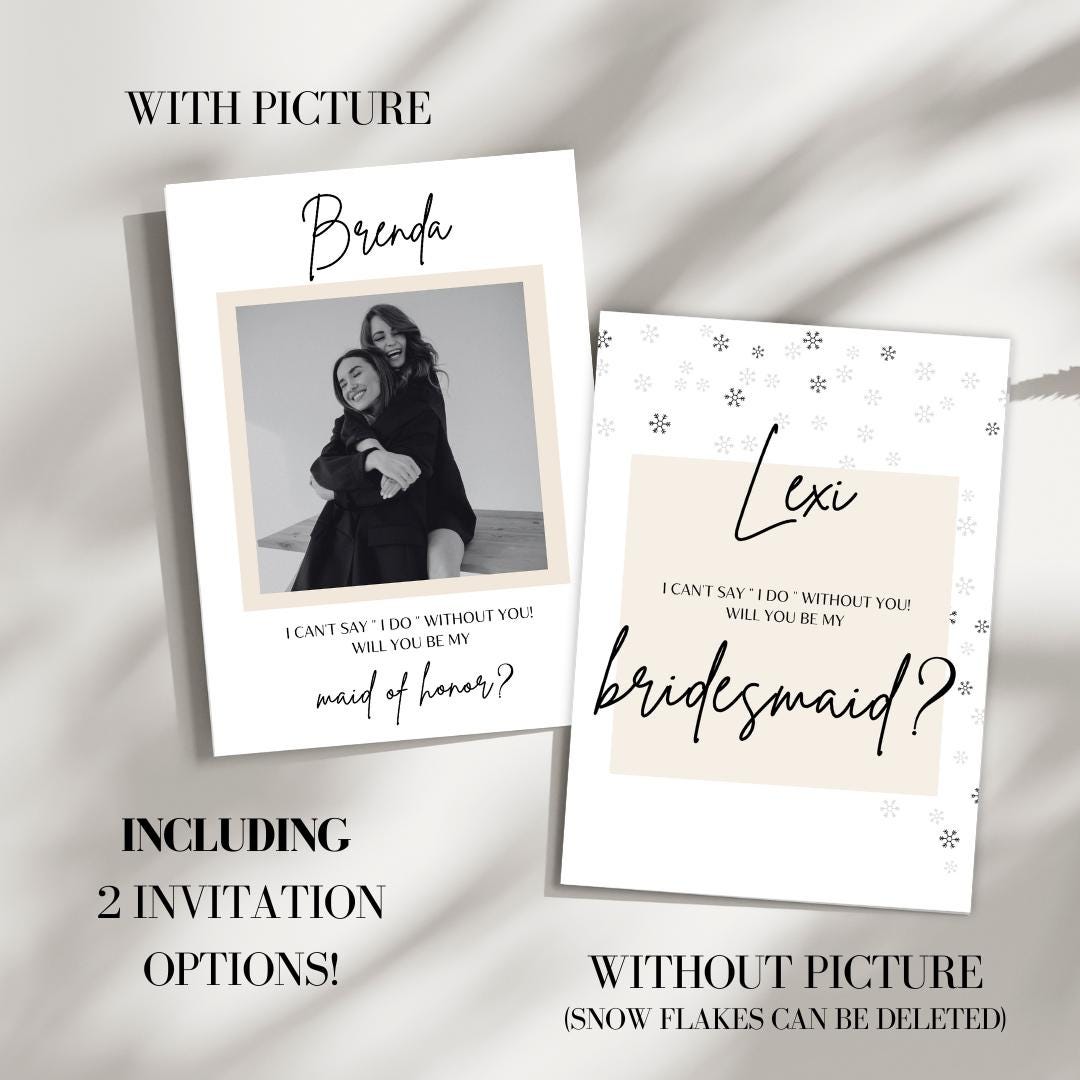 Bridesmaid Proposal Cards,guest Color Palette,groomsmen Best Man ...