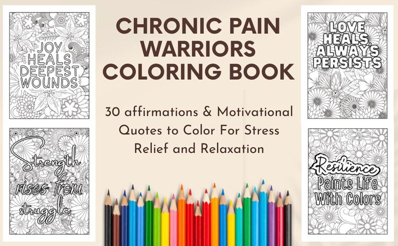 Chronic Warrior Printable Coloring Pages | Inspirational & Motivational ...