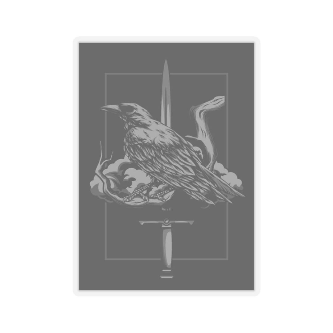 Sword & Raven Sticker - Etsy