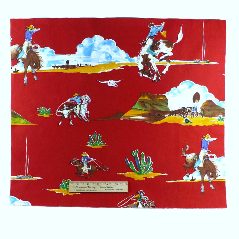 Cowboy Fabric - Etsy