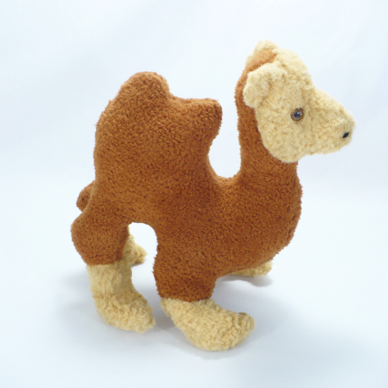 Vintage Stuffed Camel, Plush Toy, 1970's, Faux Fur Camel, 13" High ...