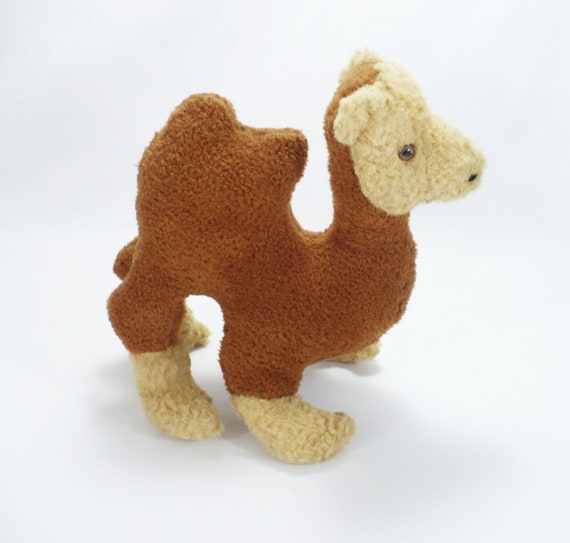 Vintage Stuffed Camel Plush Toy 1970's Faux Fur Camel | Etsy