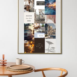 3 Printable Inspiring Vision Boards About LOVE, SUCCESS and GLOWUP - Etsy