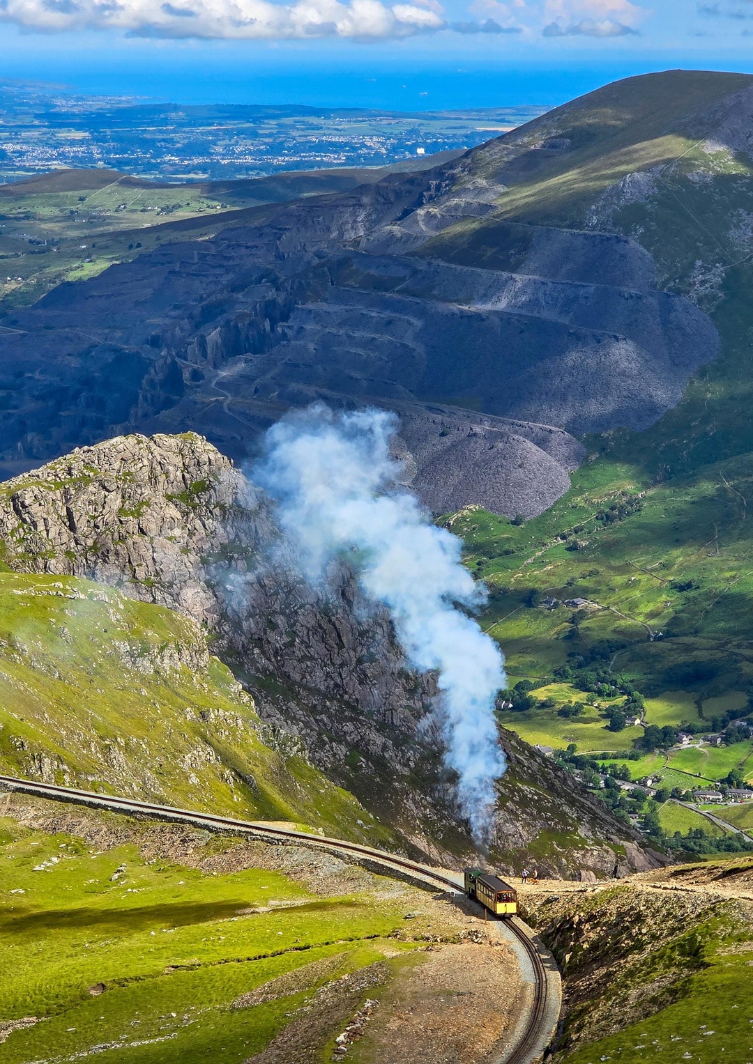 Snowdon Photo Print. Snowdon Steam Train Photo, North Wales. Welsh ...