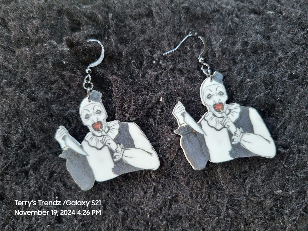 Creepy Art the Clown Shhhh... - Etsy