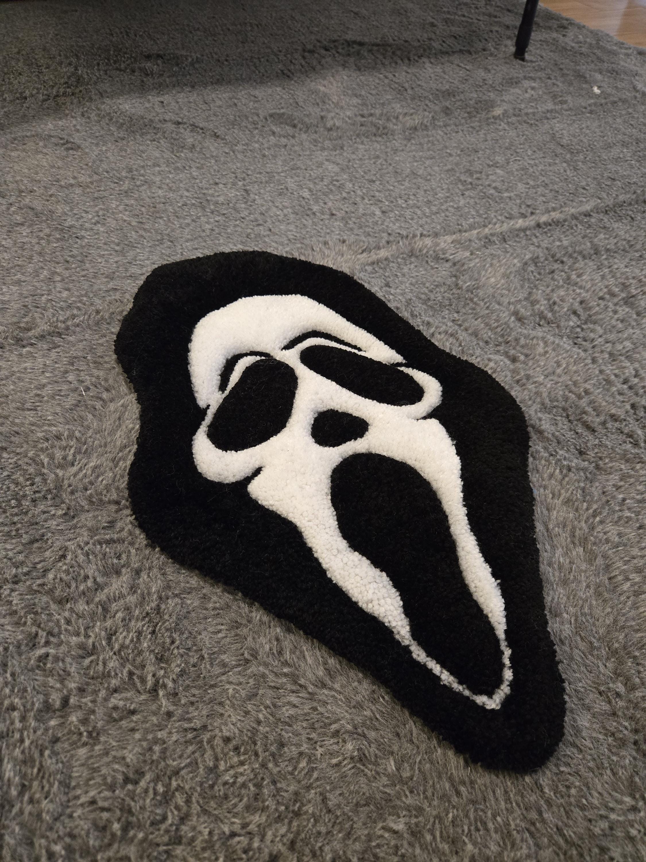 Ghost Face Tufted Decorative Rug Horror Movie Icon - Etsy