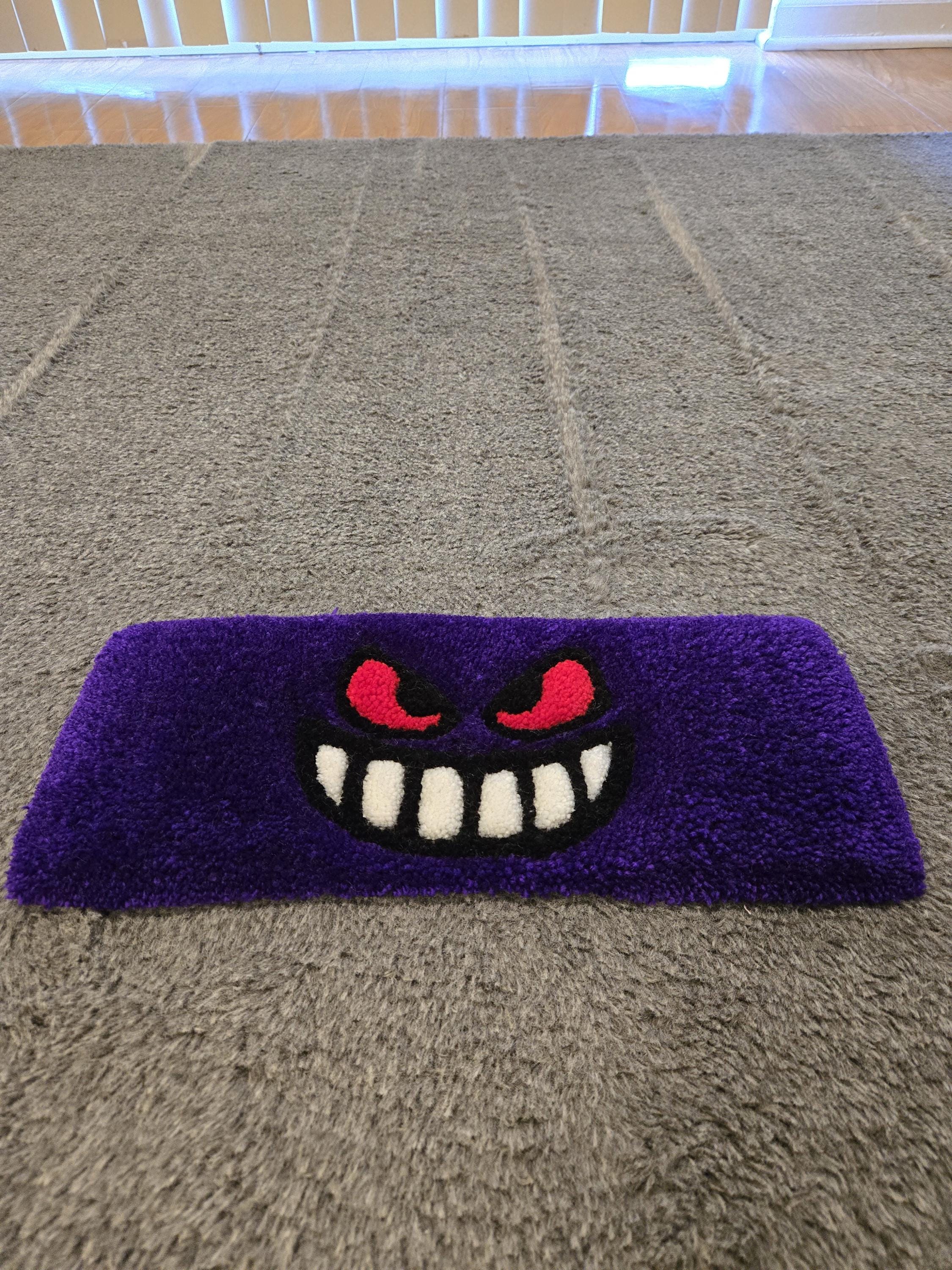 Tufted Keyboard Gengar Purple Character Decorative Rug - Etsy